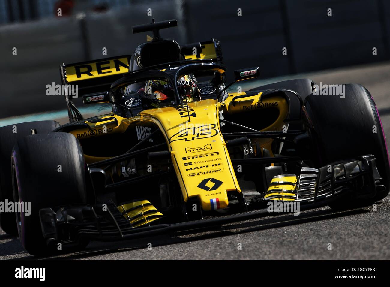 Renault sport f1 rs18 test development driver hi-res stock photography ...