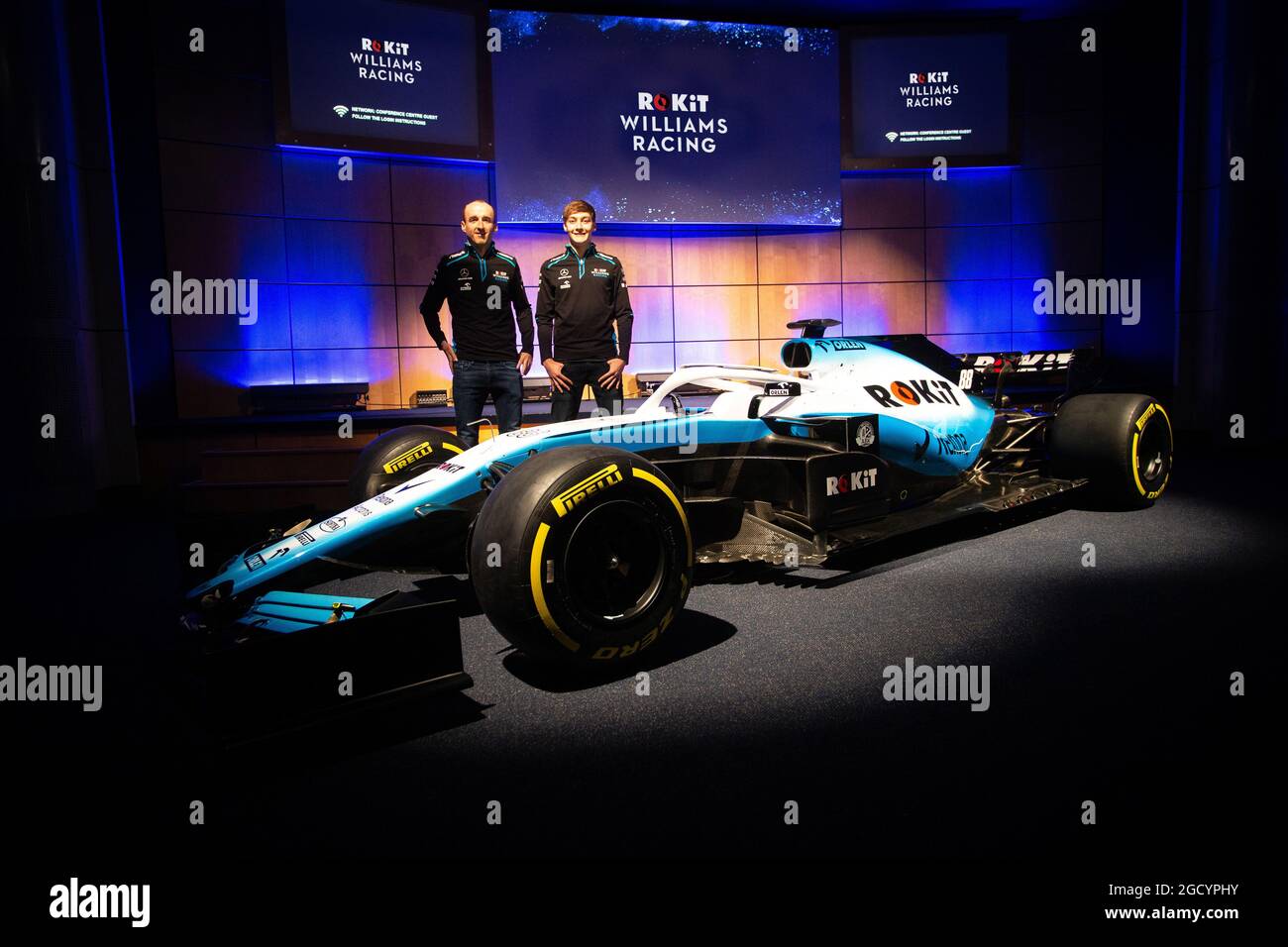 Williams racing team mate george russell hi-res stock photography and ...
