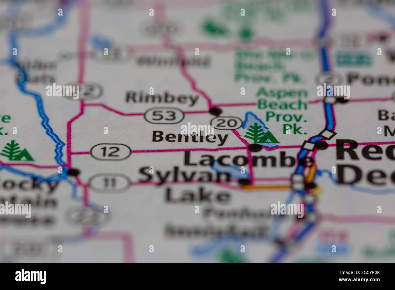 Bentley on a map hi-res stock photography and images - Alamy