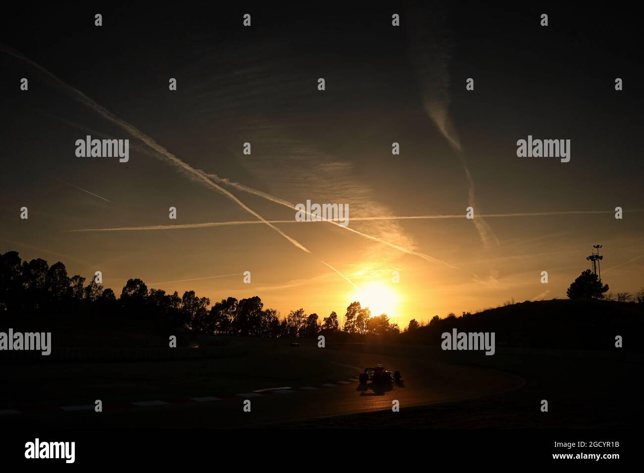 Low light action. Formula One Testing, Day 1, Monday 18th February 2019 ...