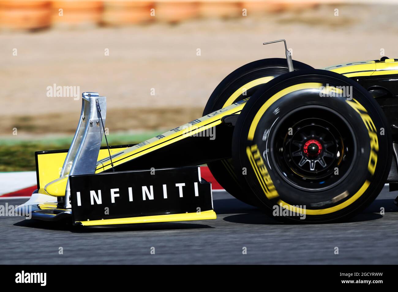 Renault sport f1 team rs19 front wing detail hi-res stock photography ...