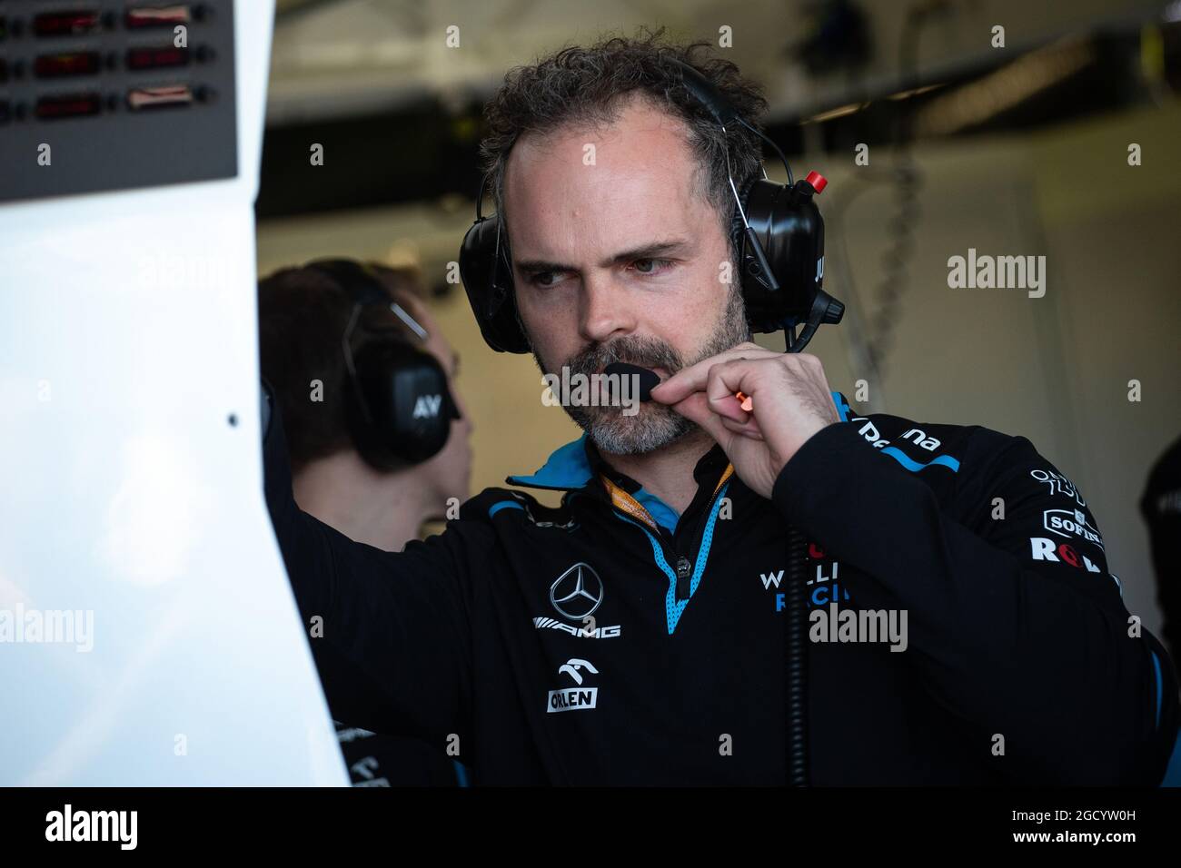 James Urwin (GBR) Williams Racing Race Engineer. Australian Grand Prix ...