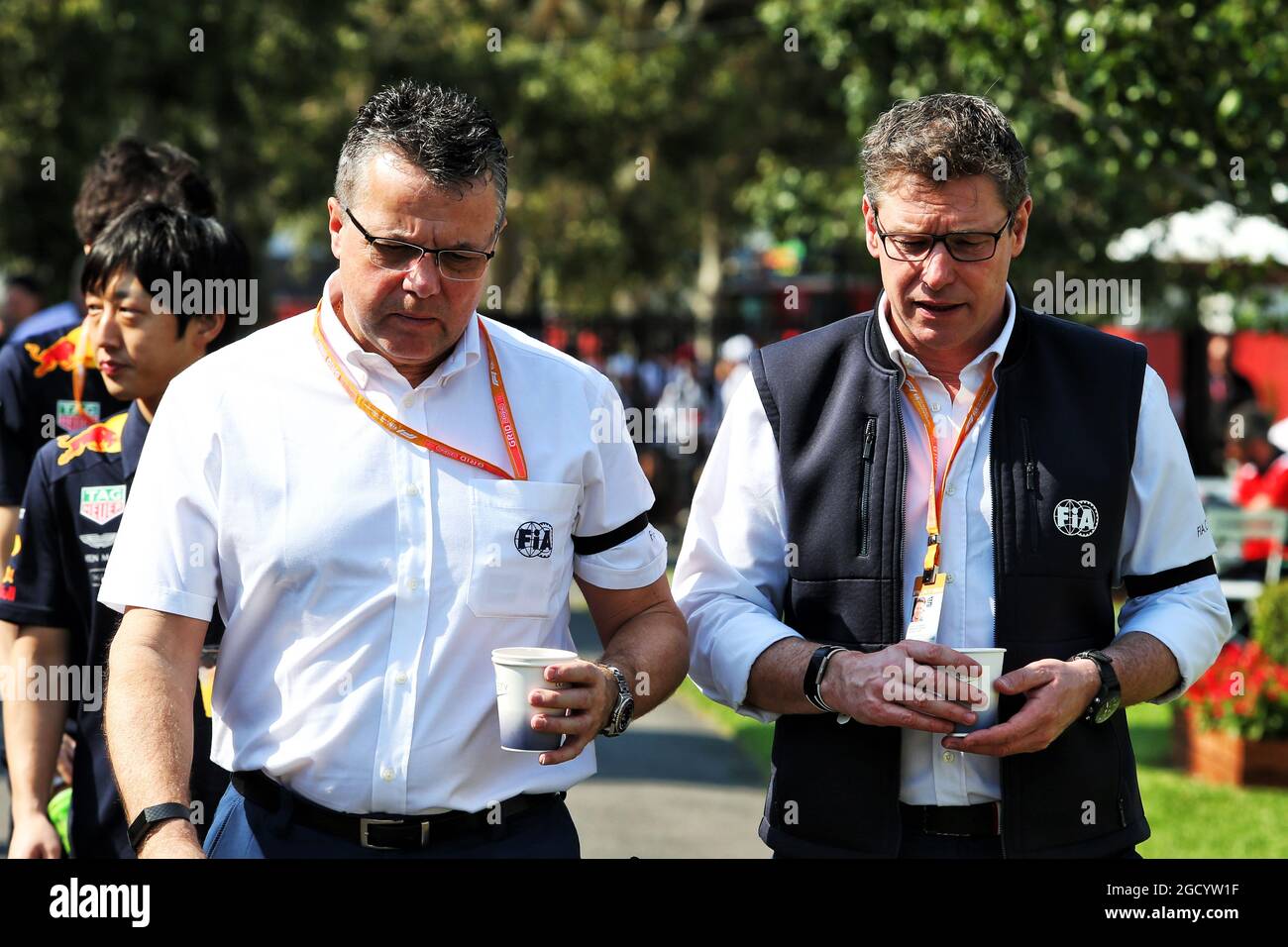 Bernd Maylander (GER) FIA Safety Car Driver (Right). Australian Grand ...