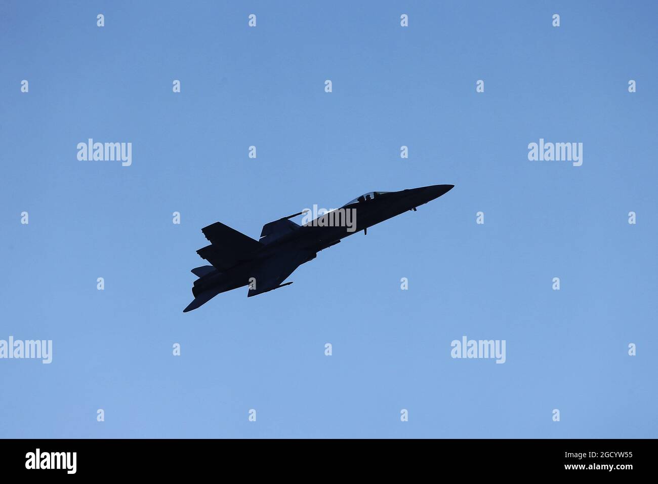 Atmosphere - jet fighter plane. Australian Grand Prix, Saturday 16th ...