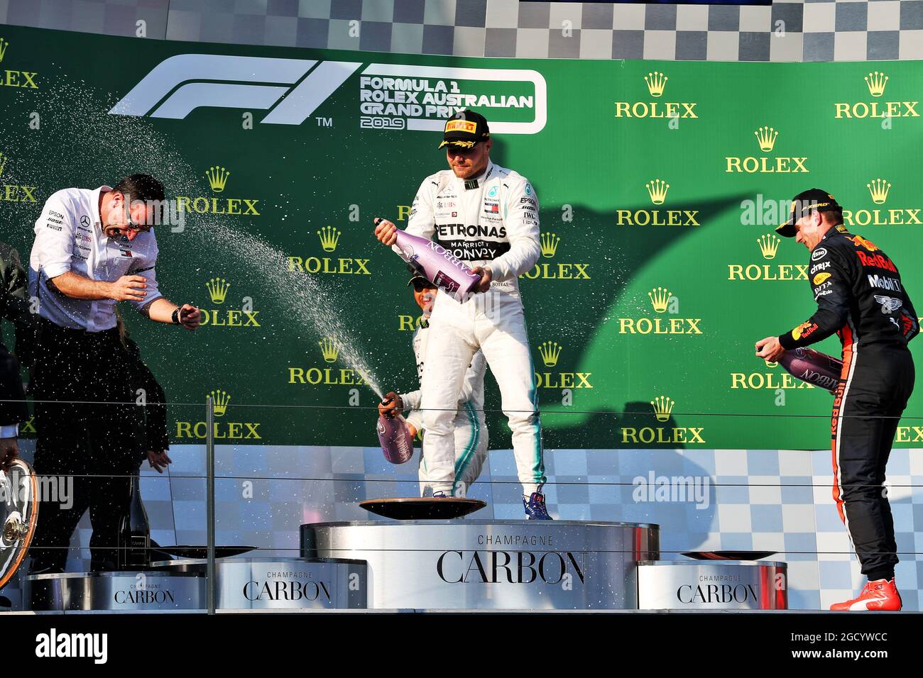 Lewis hamilton max verstappen 2019 hi-res stock photography and images ...