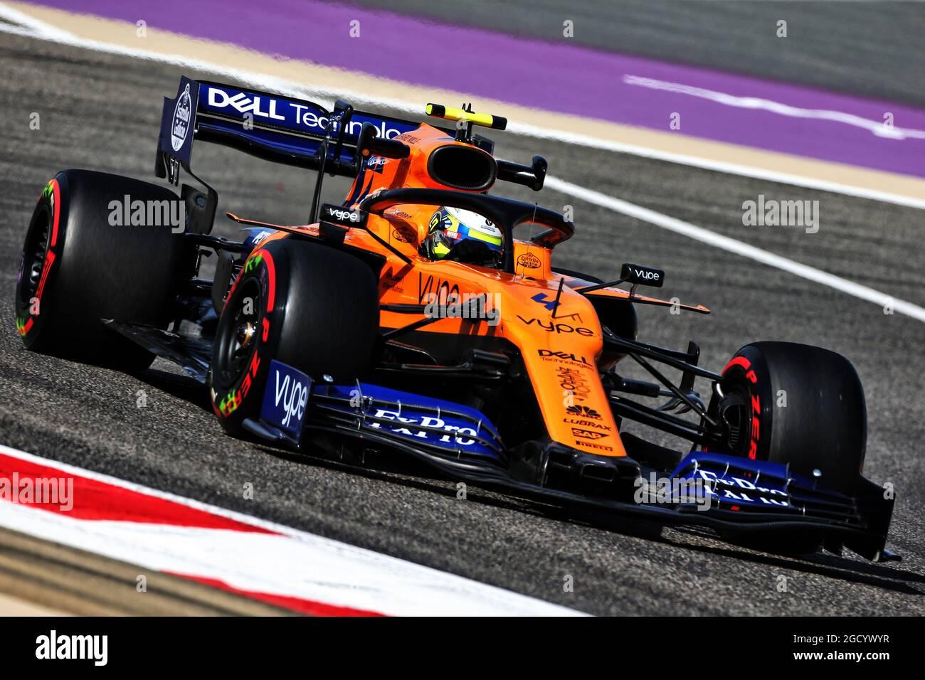 Lando Norris (GBR) McLaren MCL34. Bahrain Grand Prix, Friday 29th March ...