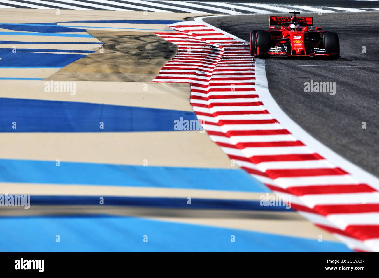 Sebastian Vettel (GER) Ferrari SF90. Bahrain Grand Prix, Friday 29th ...