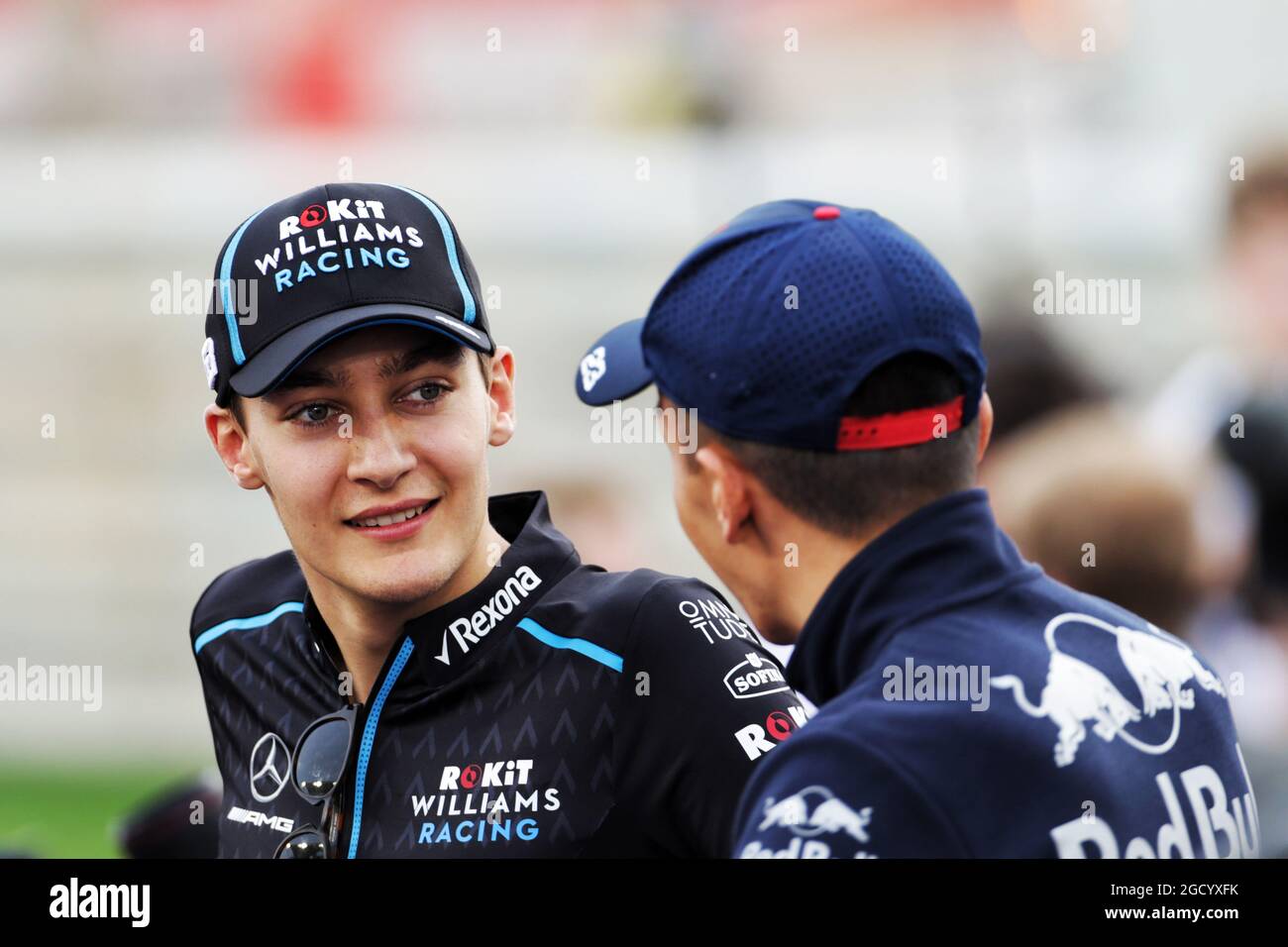 George russell and alex albon hi-res stock photography and images - Alamy