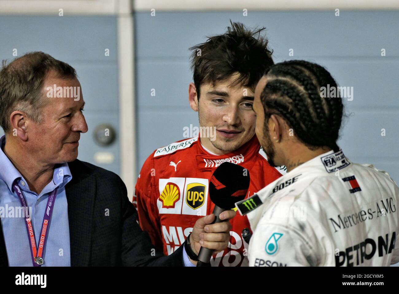 Sky sports commentator race winner lewis hamilton hi-res stock ...