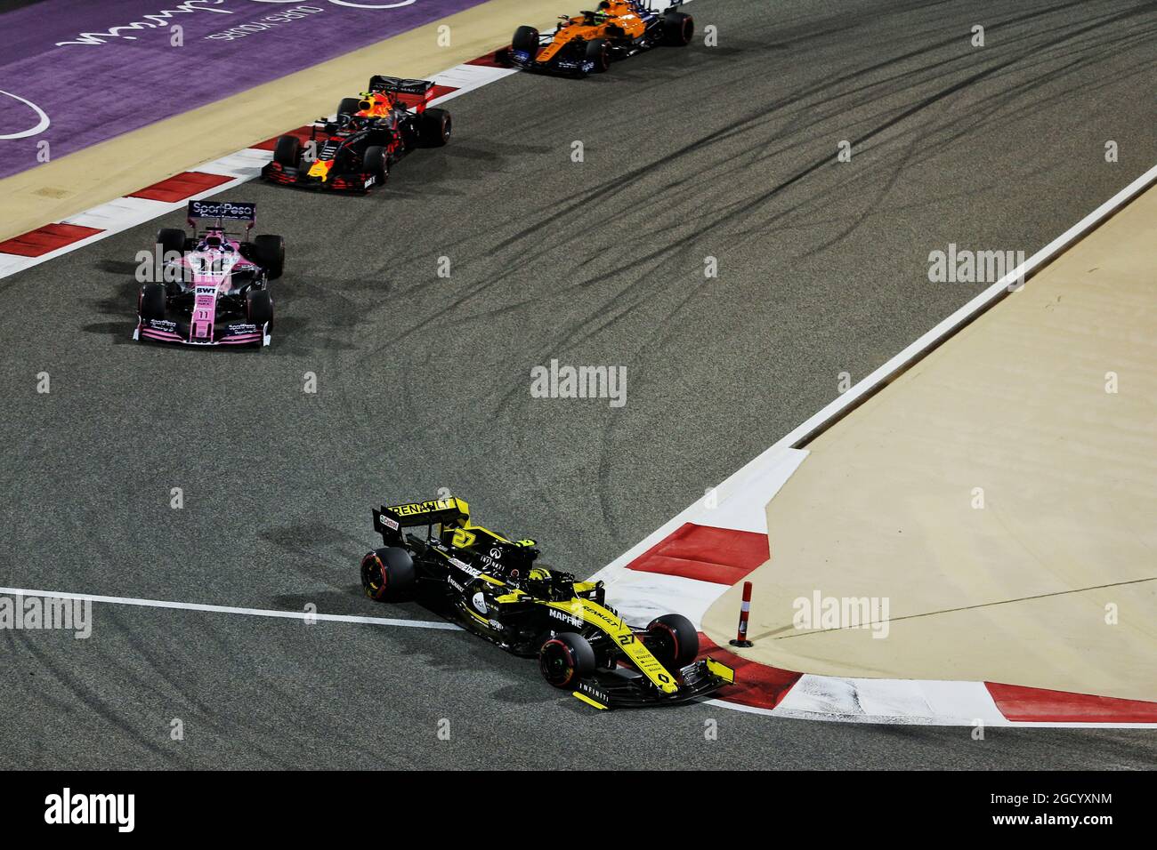 Nico Hulkenberg (GER) Renault F1 Team RS19. Bahrain Grand Prix, Sunday ...