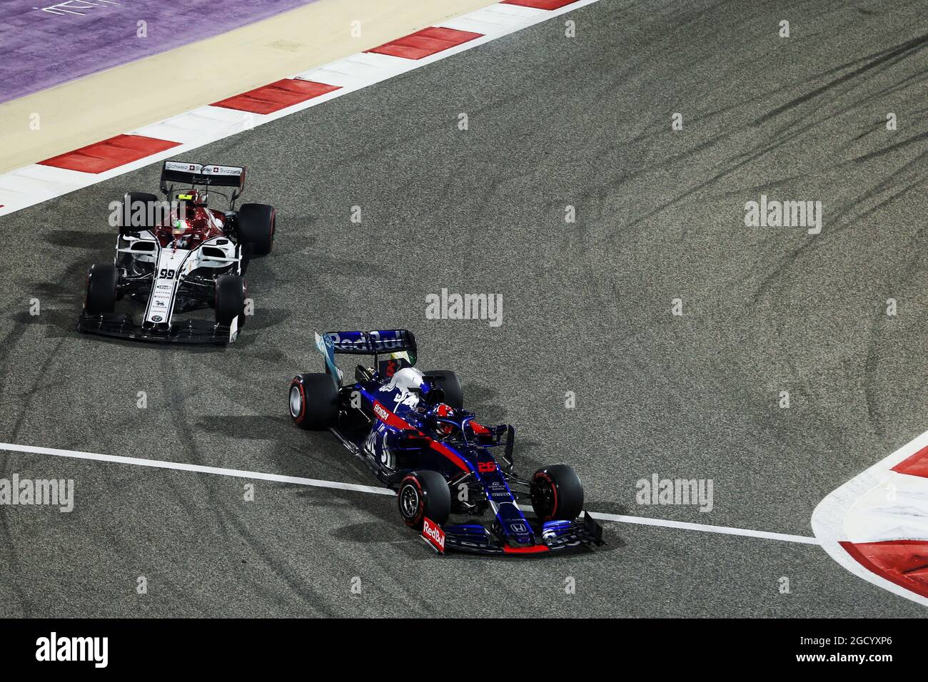 Daniil Kvyat (RUS) Scuderia Toro Rosso STR14. Bahrain Grand Prix, Sunday 31st March 2019. Sakhir ...