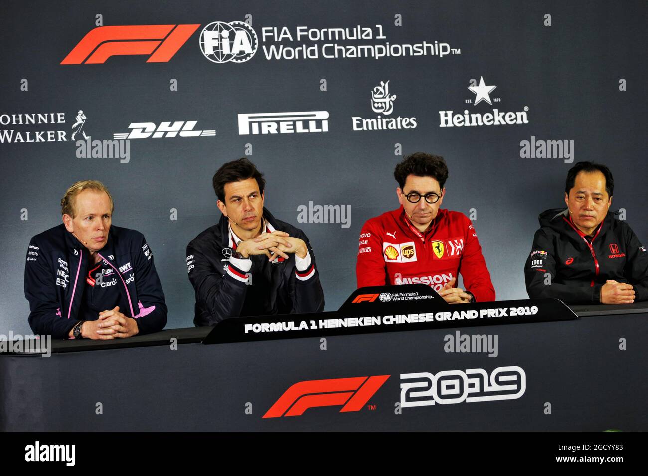 Mercedes amg f1 executive director technical team hi-res stock ...