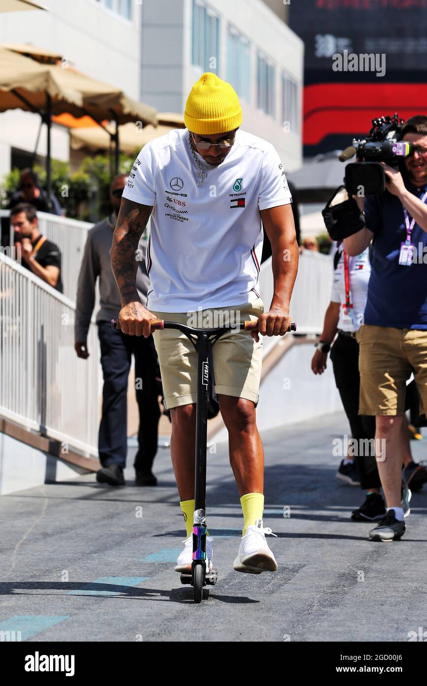 Lewis hamilton baku circuit hi-res stock photography and images - Alamy