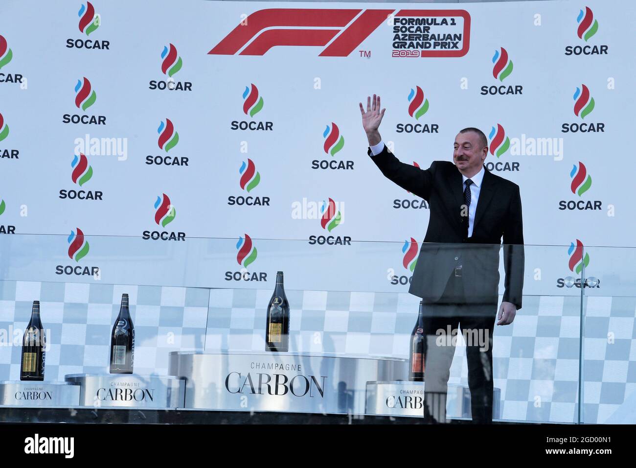 Podium. Azerbaijan Grand Prix, Sunday 28th April 2019. Baku City ...