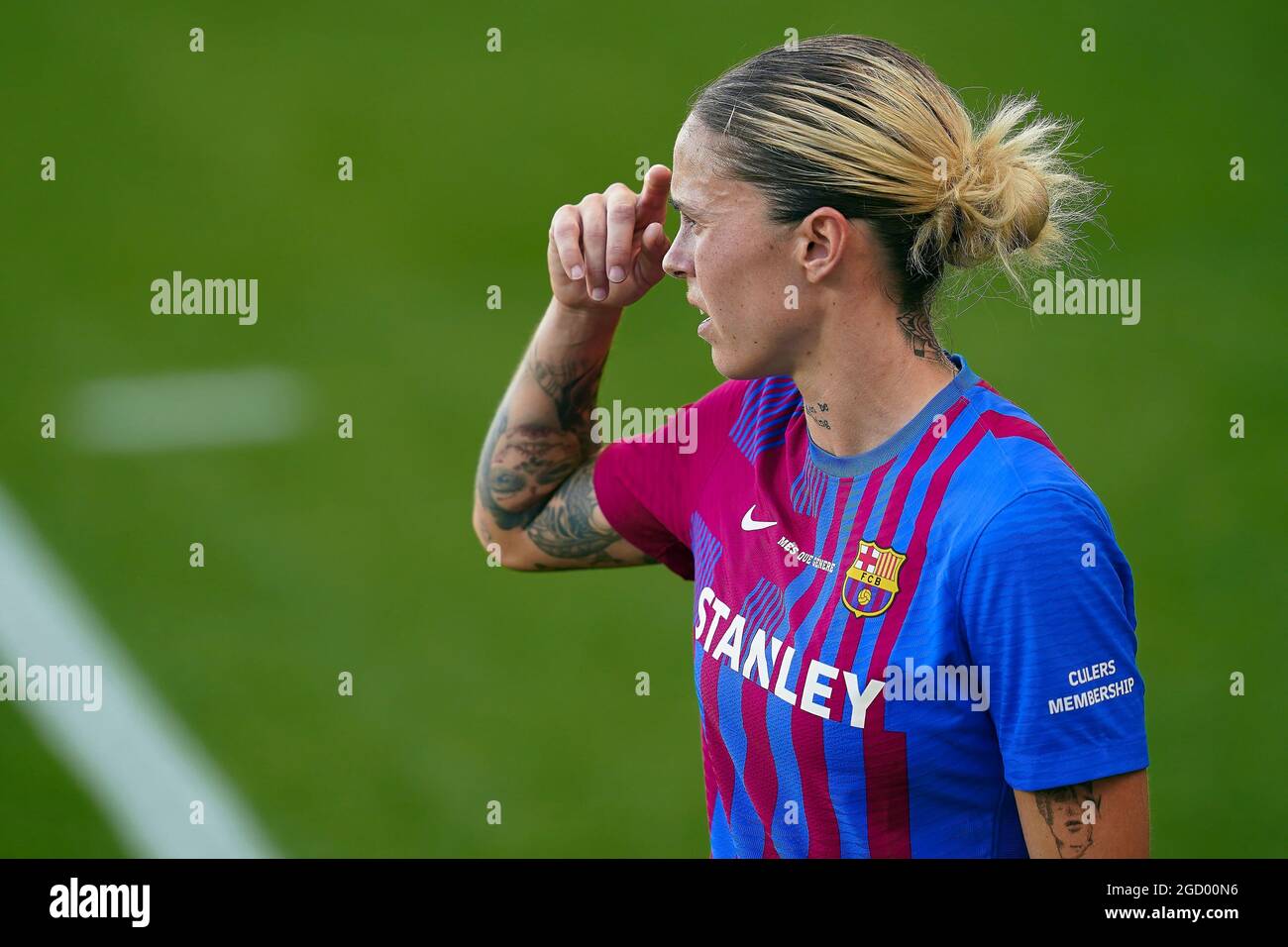 Mapy Leon of FC Barcelona during the Joan Gamper Trophy match between ...