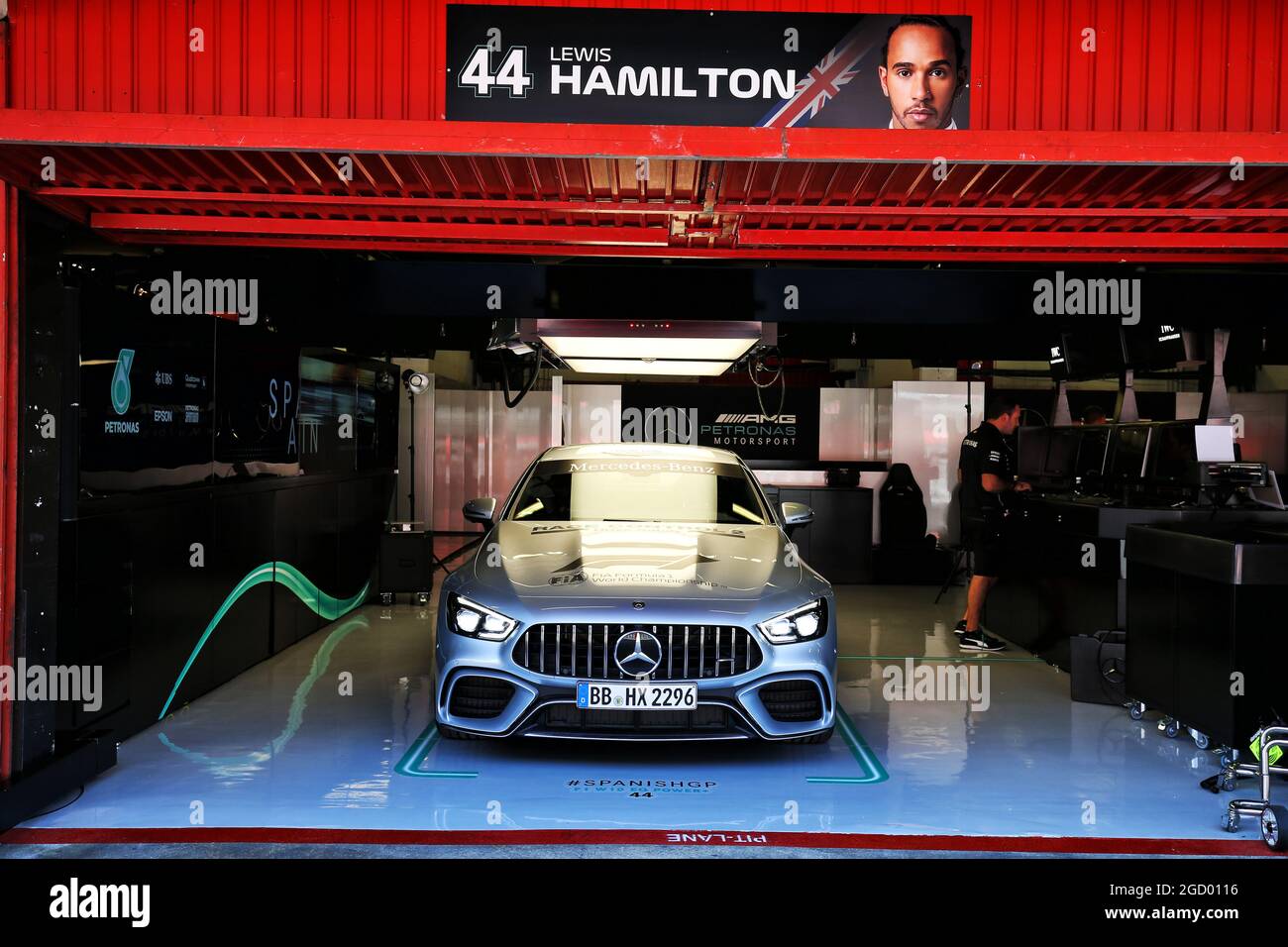In mercedes amg f1 pit garage hi-res stock photography and images - Alamy
