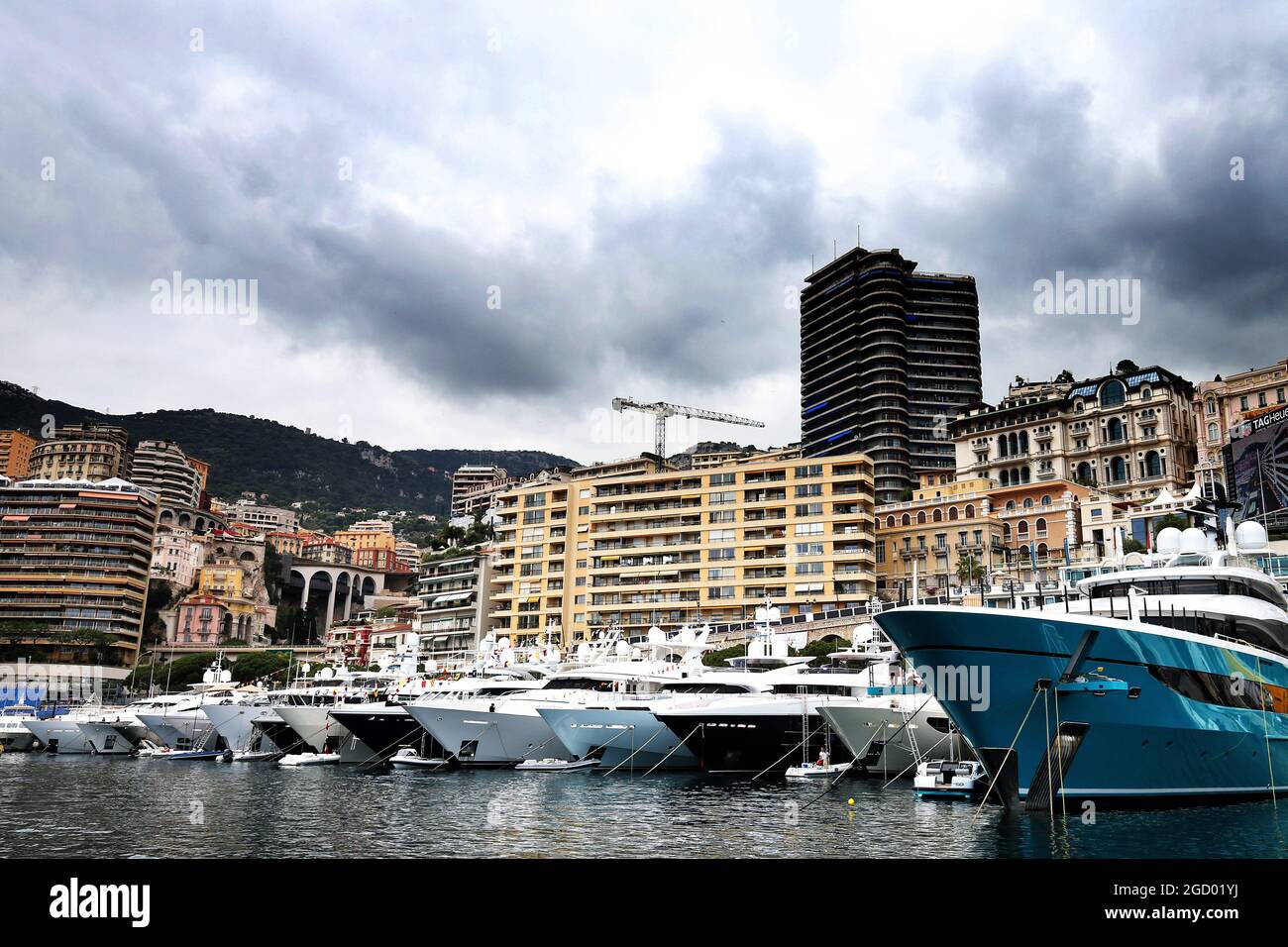Boats in the scenic Monaco Harbour. Monaco Grand Prix, Wednesday 22nd ...