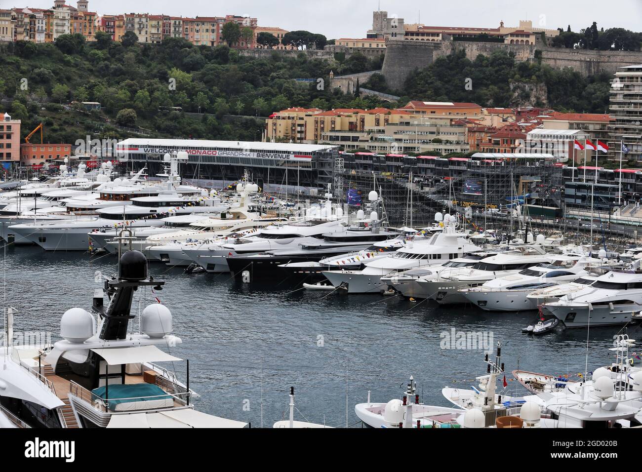 Boats in the scenic Monaco Harbour. Monaco Grand Prix, Wednesday 22nd ...