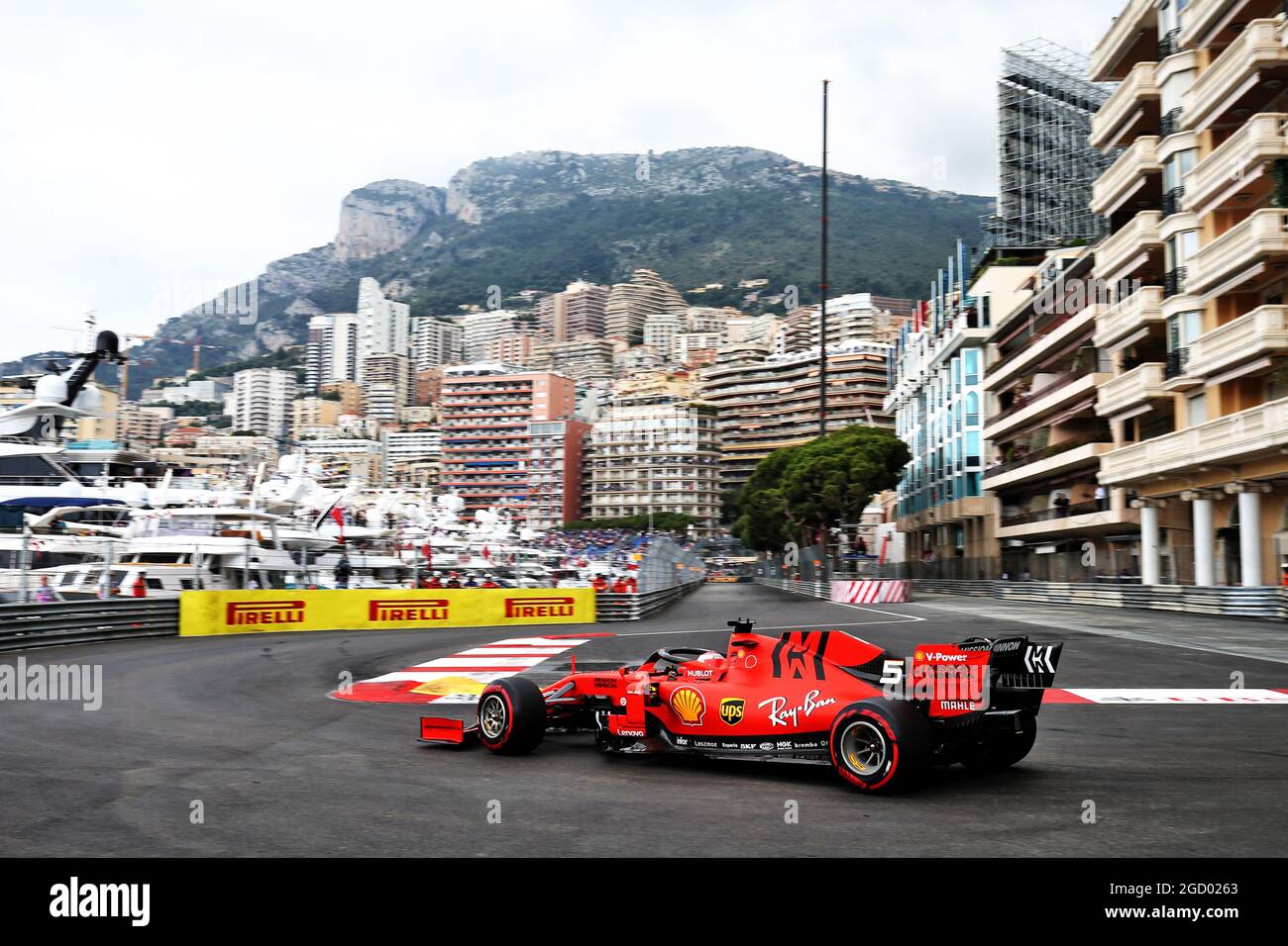 Sebastian Vettel (GER) Ferrari SF90. Monaco Grand Prix, Thursday 23rd ...