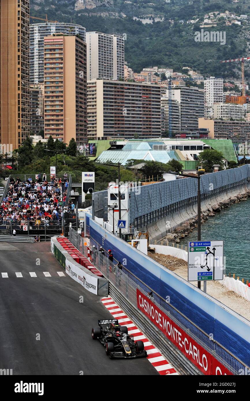 Kevin Magnussen (DEN) Haas VF-19. Monaco Grand Prix, Thursday 23rd May ...
