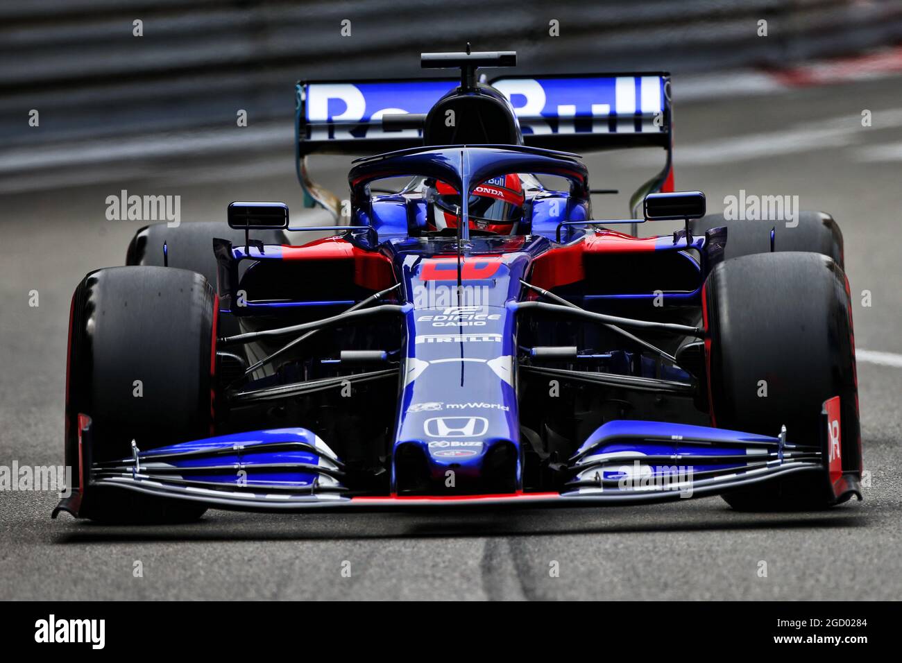 Daniil Kvyat (RUS) Scuderia Toro Rosso STR14. Monaco Grand Prix, Thursday 23rd May 2019. Monte ...