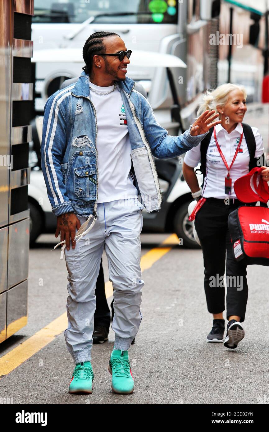 Lewis Hamilton (GBR) Mercedes AMG F1. Monaco Grand Prix, Sunday 26th ...