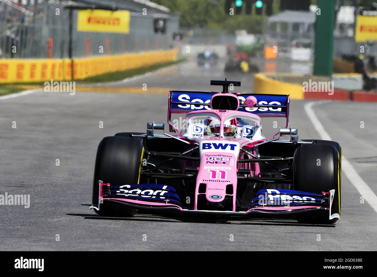 Sergio Perez (MEX) Racing Point F1 Team RP19. Canadian Grand Prix ...