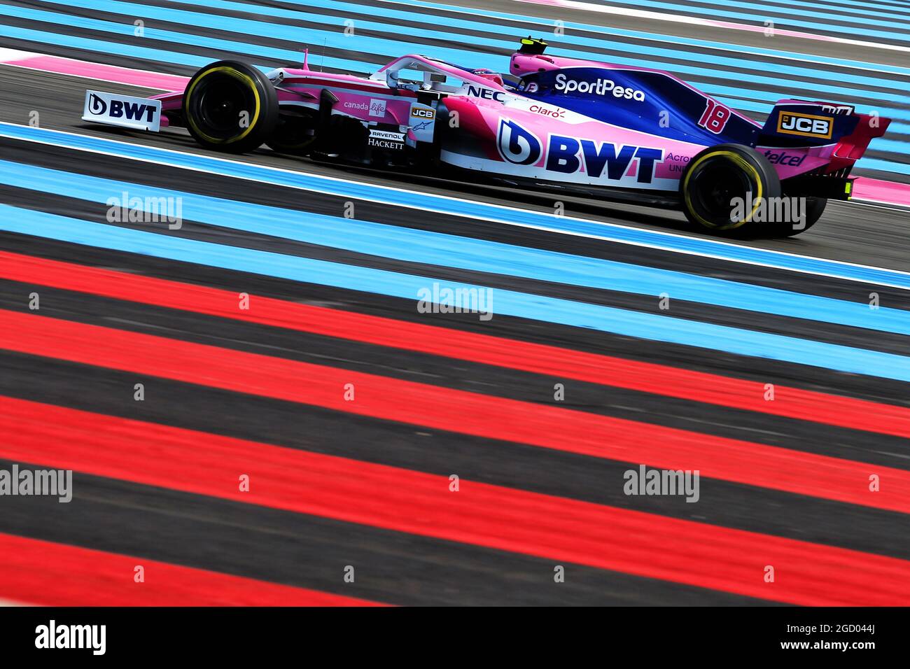 Lance Stroll (CDN) Racing Point F1 Team RP19. French Grand Prix, Friday ...