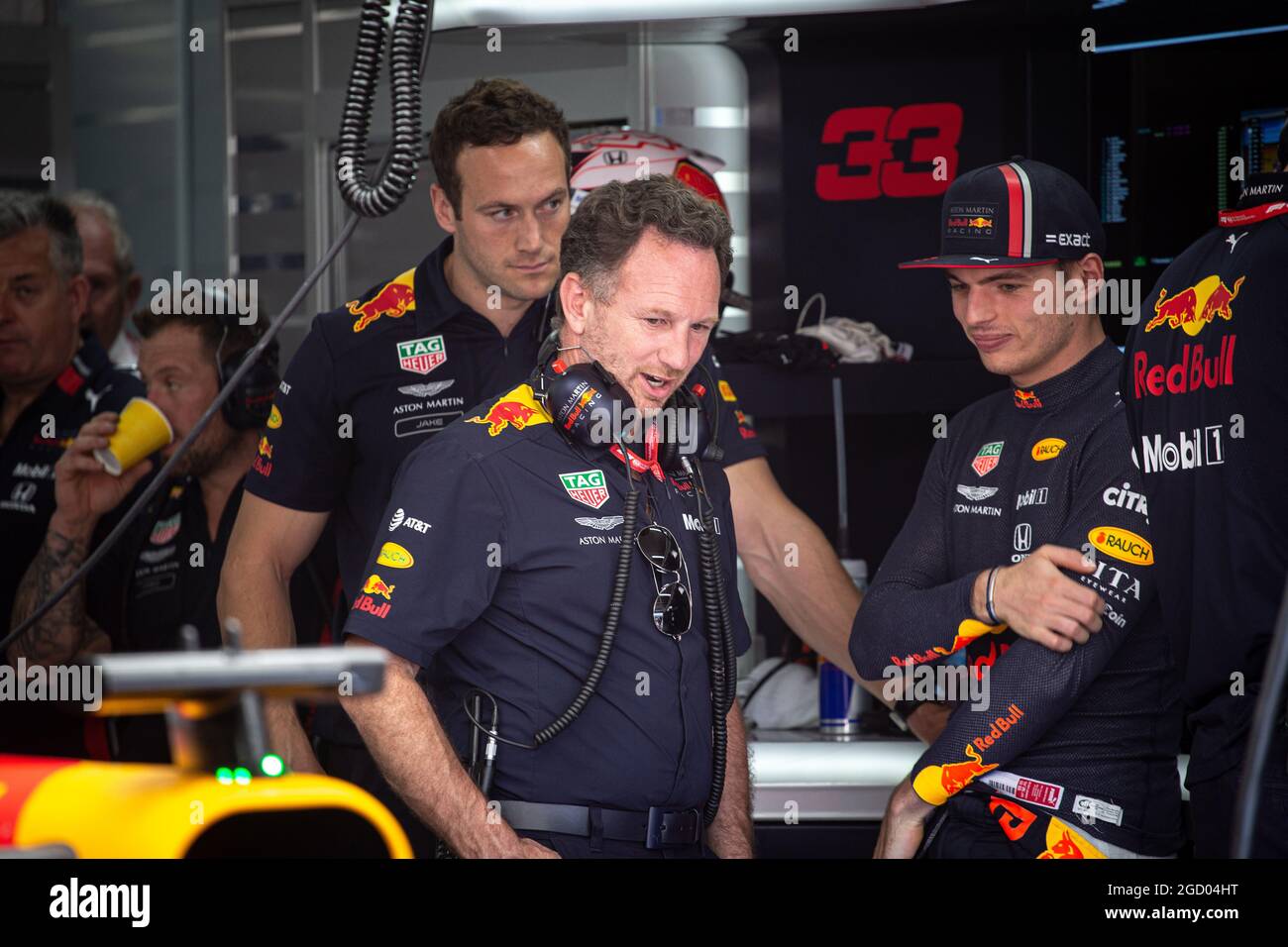 Red bull racing team principal max verstappen hi-res stock photography ...