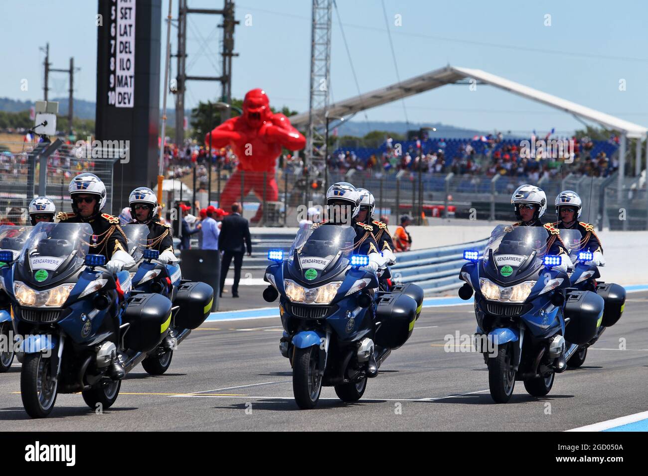 Circuit atmosphere gendamarie on drivers parade hi-res stock photography and images - Alamy