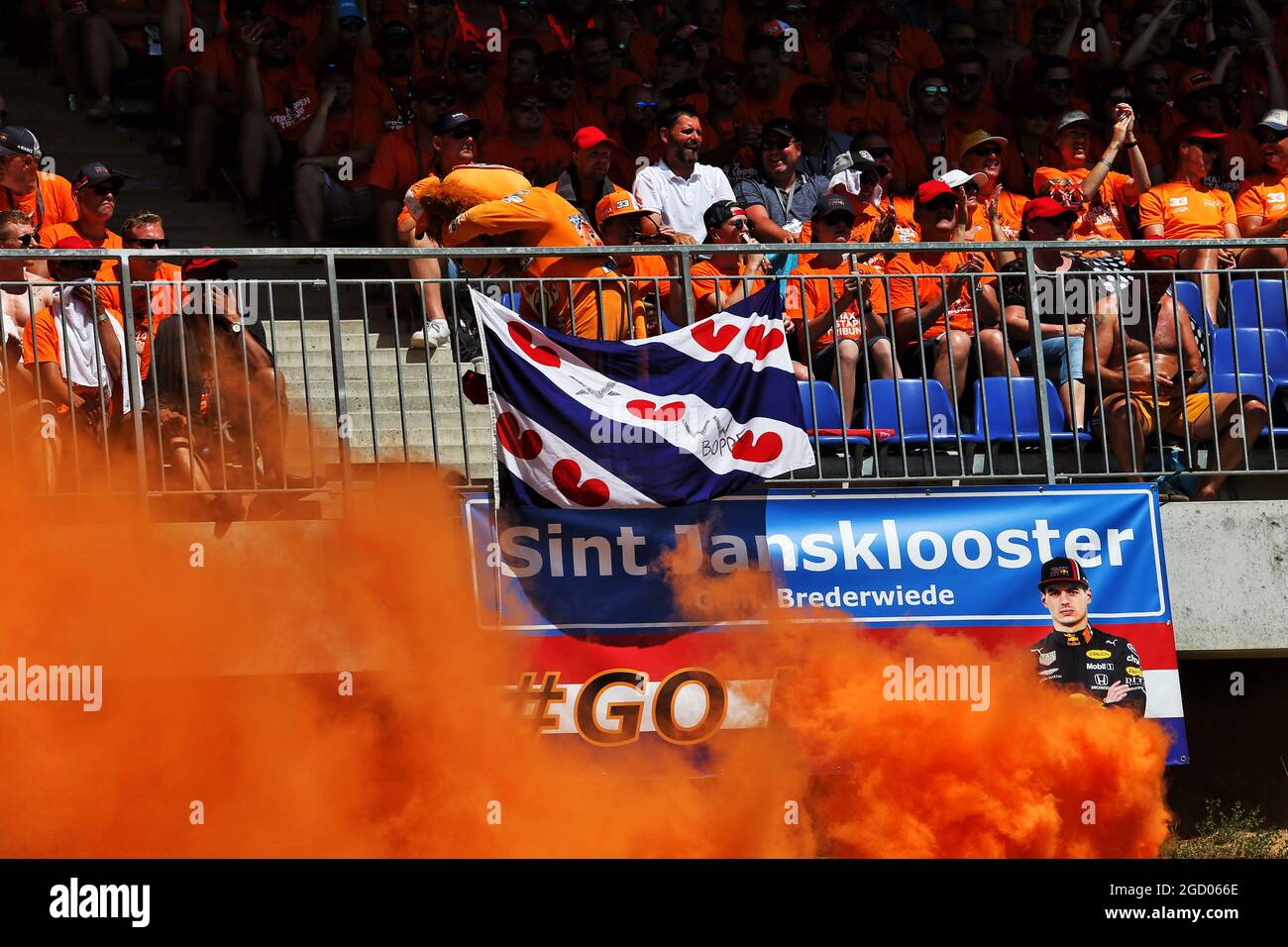 Red bull racing fans in grandstand hi-res stock photography and images ...