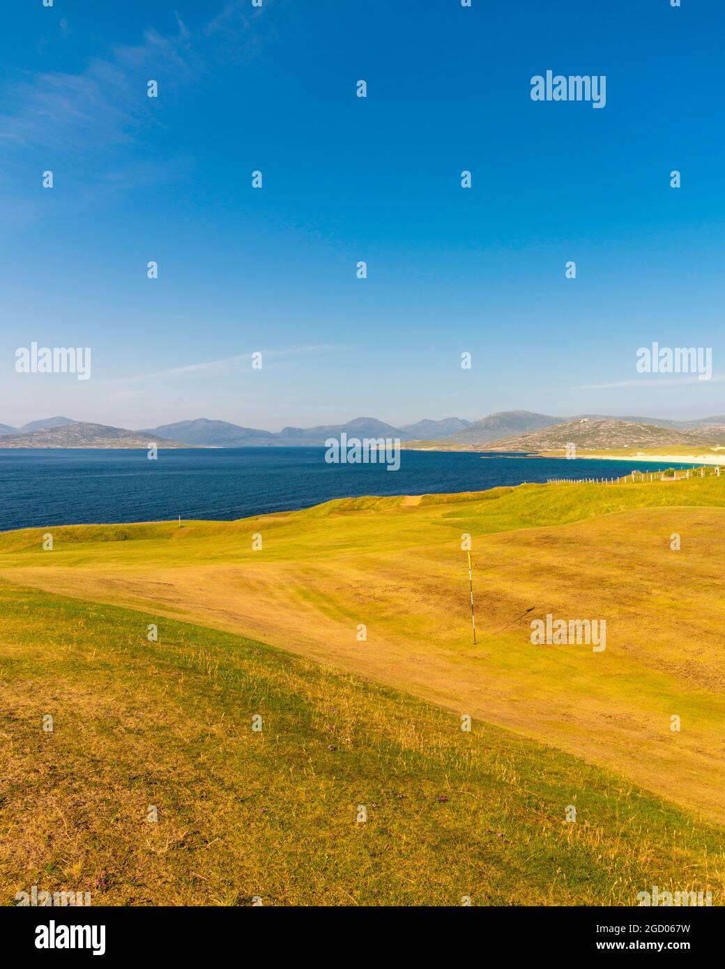 Isle of Harris golf course at Scarista, Outer Hebrides, Scotland, UK ...