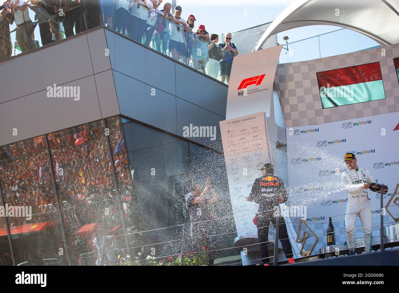 The podium race winner max verstappen hi-res stock photography and ...
