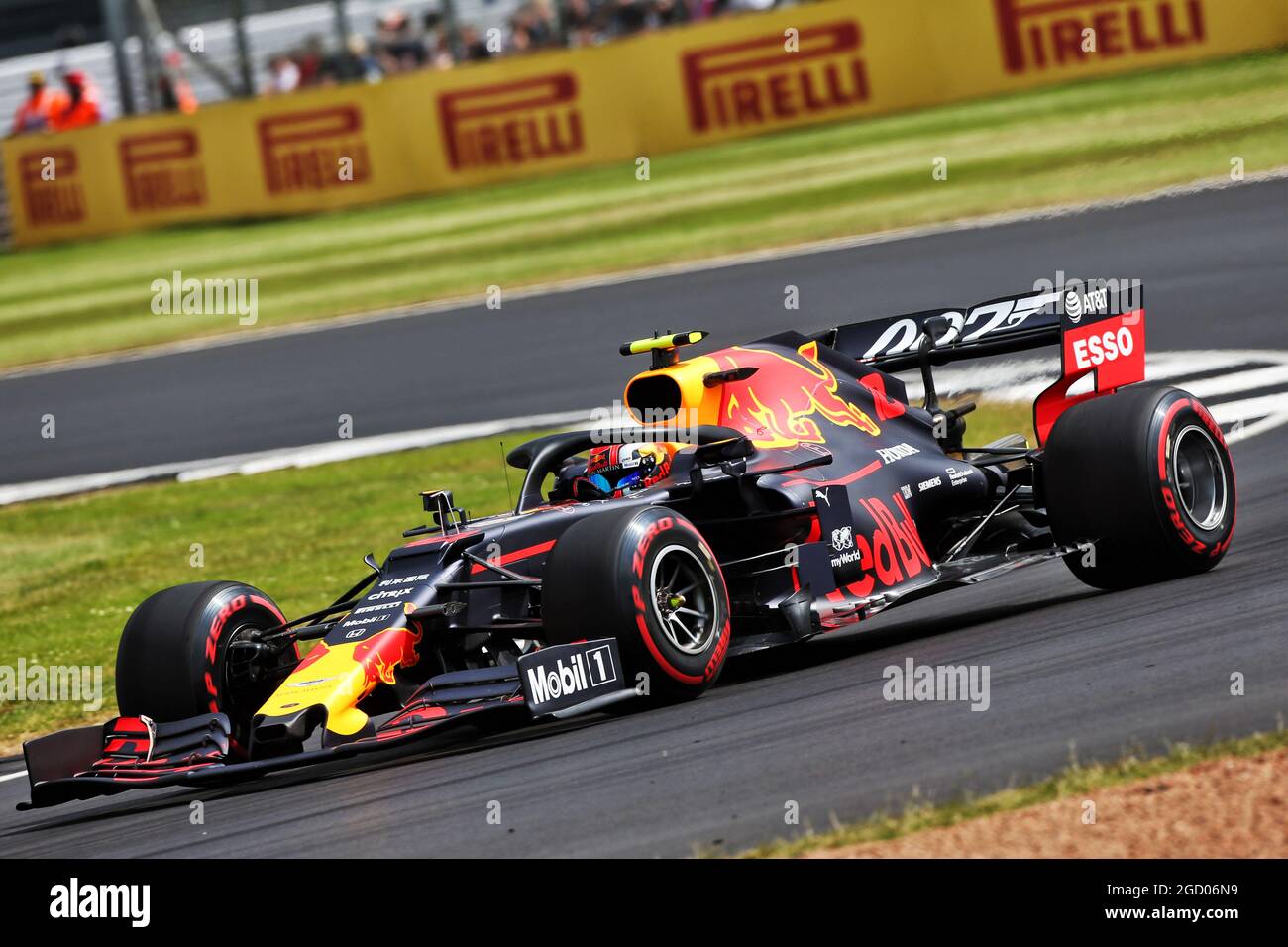 Pierre Gasly (FRA) Red Bull Racing RB15. British Grand Prix, Friday 12th July 2019. Silverstone ...