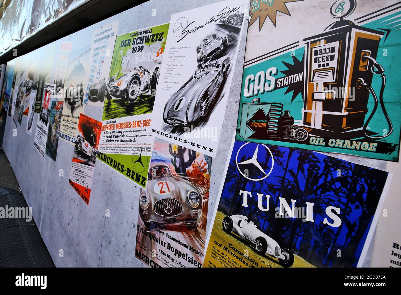 Paddock atmosphere mercedes amg f1 celebrating 125 years of motorsport ...