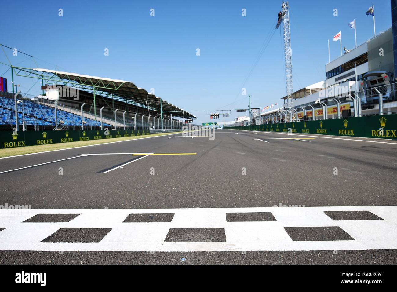 Circuit atmosphere finish line hi-res stock photography and images - Alamy