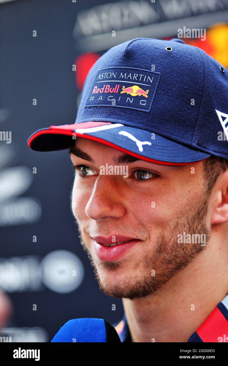 Pierre Gasly (FRA) Red Bull Racing. Hungarian Grand Prix, Thursday 1st ...