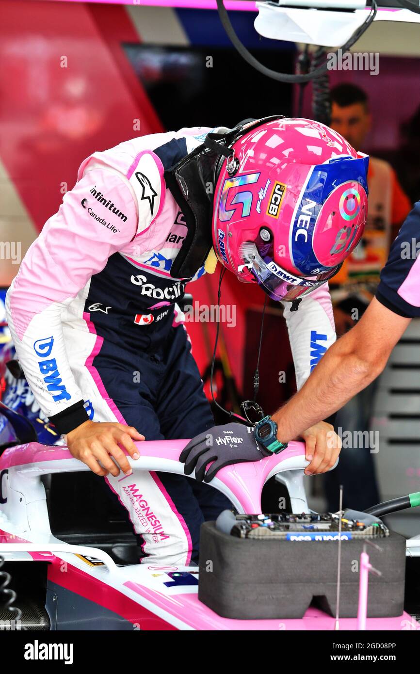 Lance Stroll (CDN) Racing Point F1 Team RP19. Hungarian Grand Prix ...