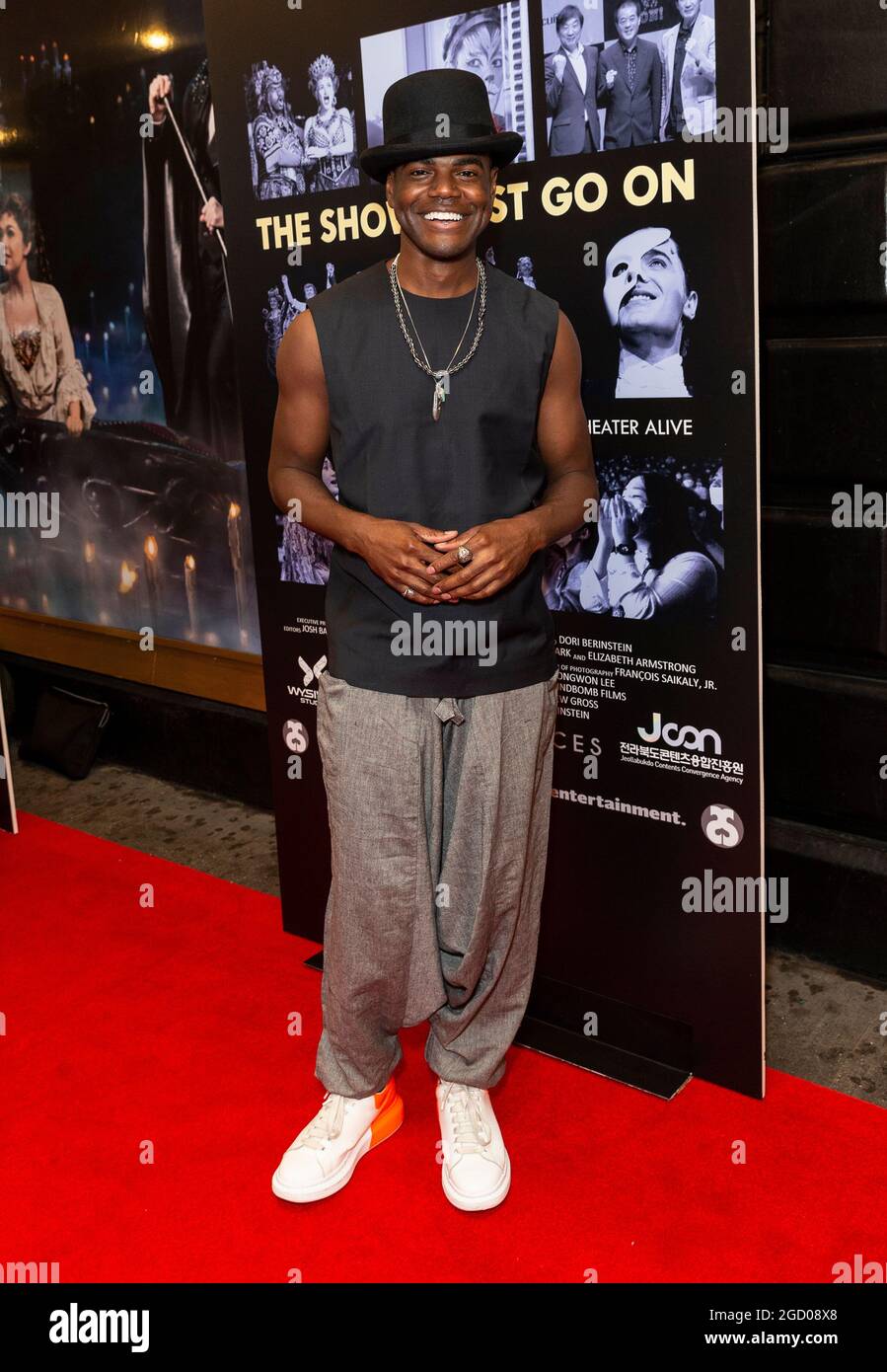 New York, United States. 09th Aug, 2021. Ahmad Simmons attends premiere ...