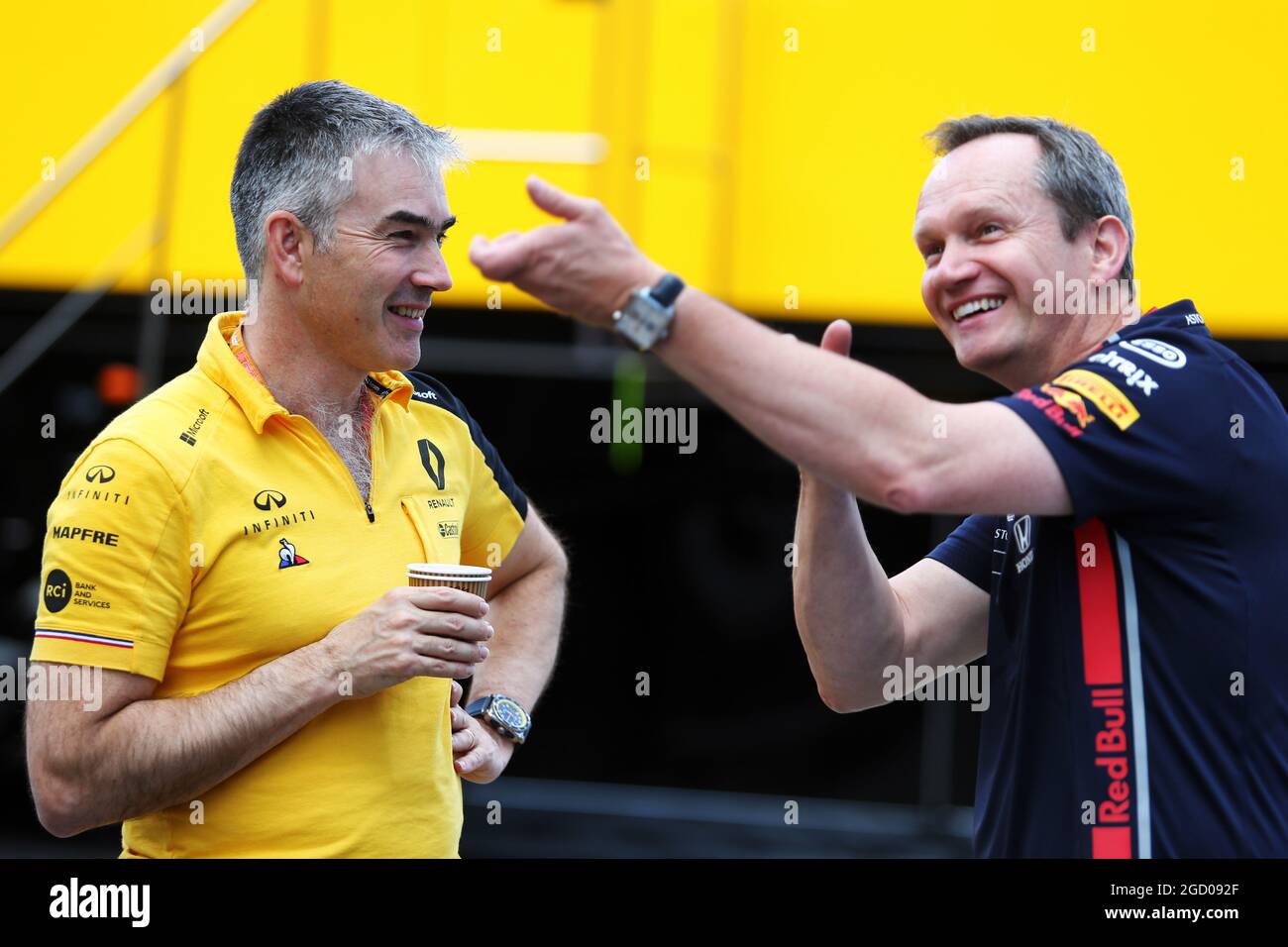 Renault f1 team chassis technical director paul monaghan hi-res stock ...