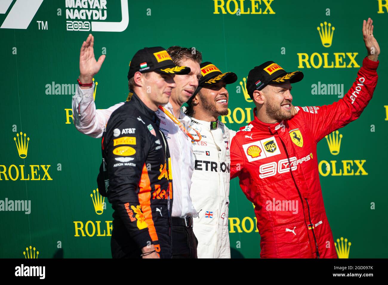 The podium james vowles hi-res stock photography and images - Alamy