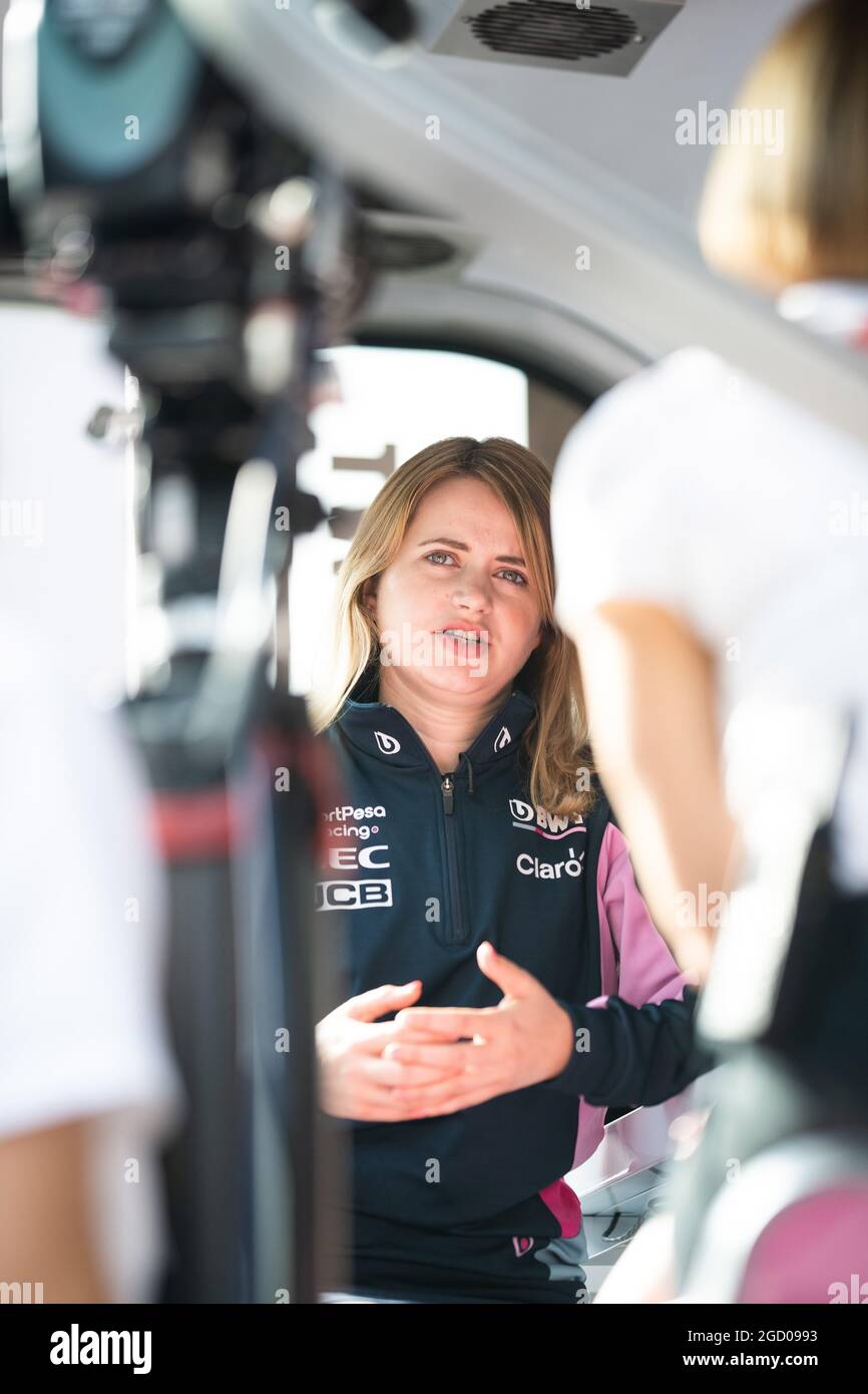 Bernadette Collins (GBR) Racing Point F1 Team Performance and Strategy ...