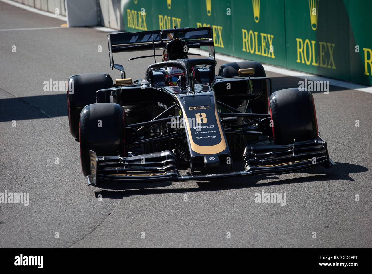 Romain Grosjean (FRA) Haas F1 Team VF-19. Belgian Grand Prix, Friday ...
