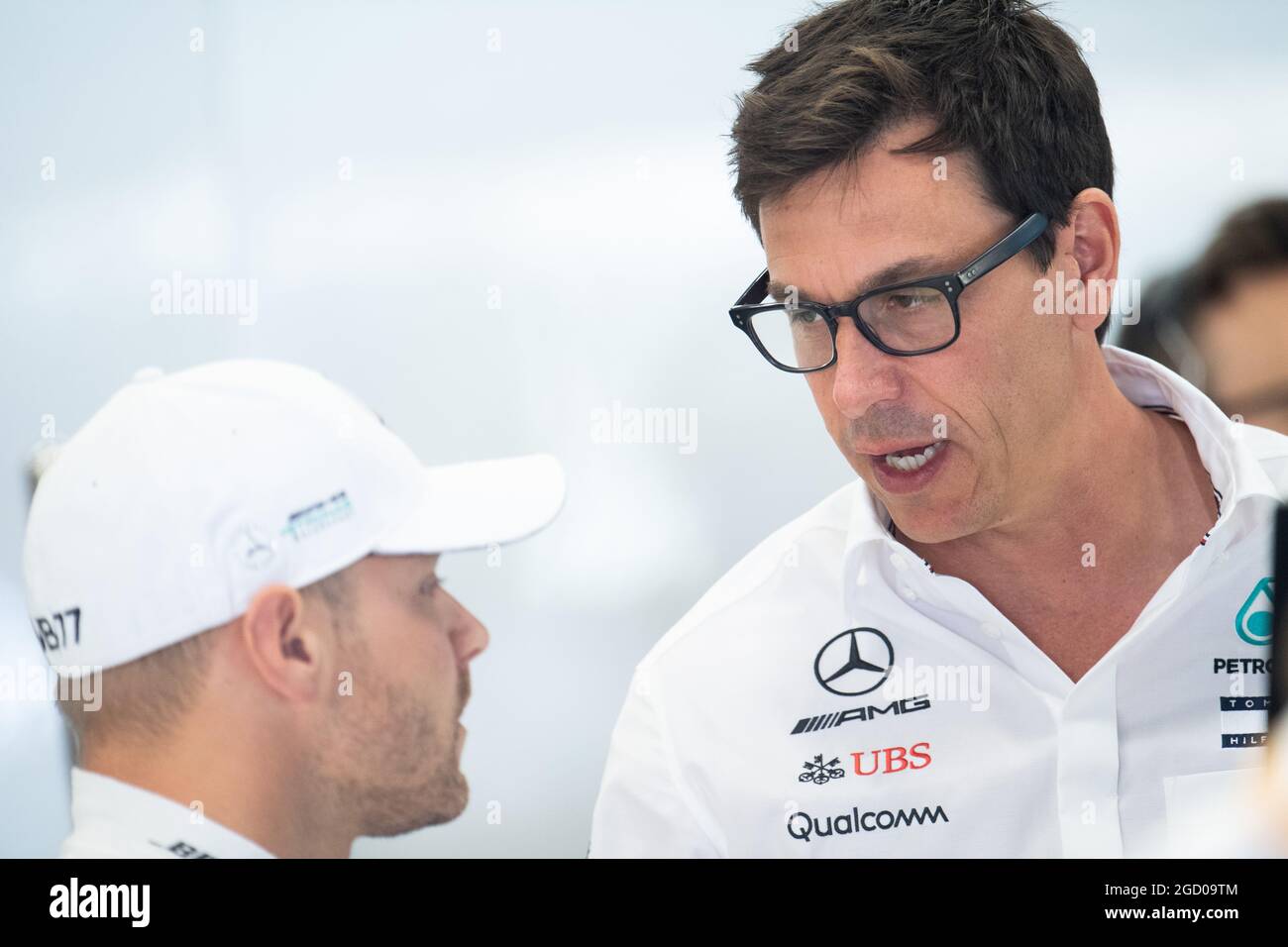 Bottas toto wolff f1 hi-res stock photography and images - Alamy