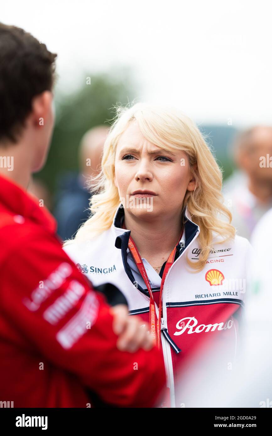 Ruth Buscombe (GBR) Alfa Romeo Racing Trackside Strategy Engineer ...
