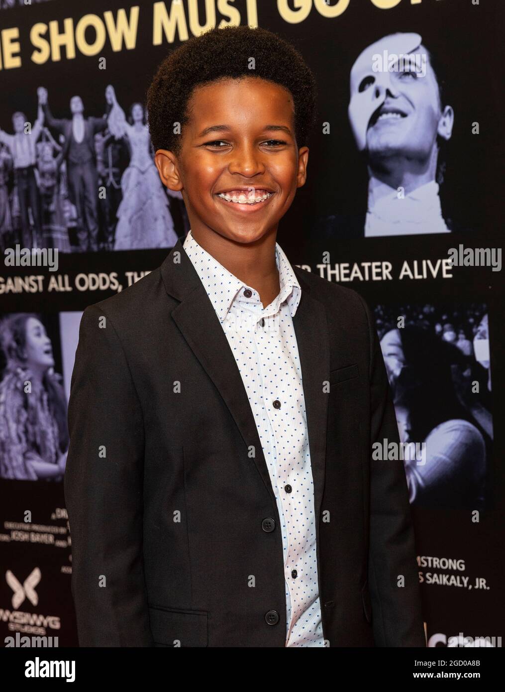 New York, NY - August 9, 2021: Alexander Bello attends premiere of ...