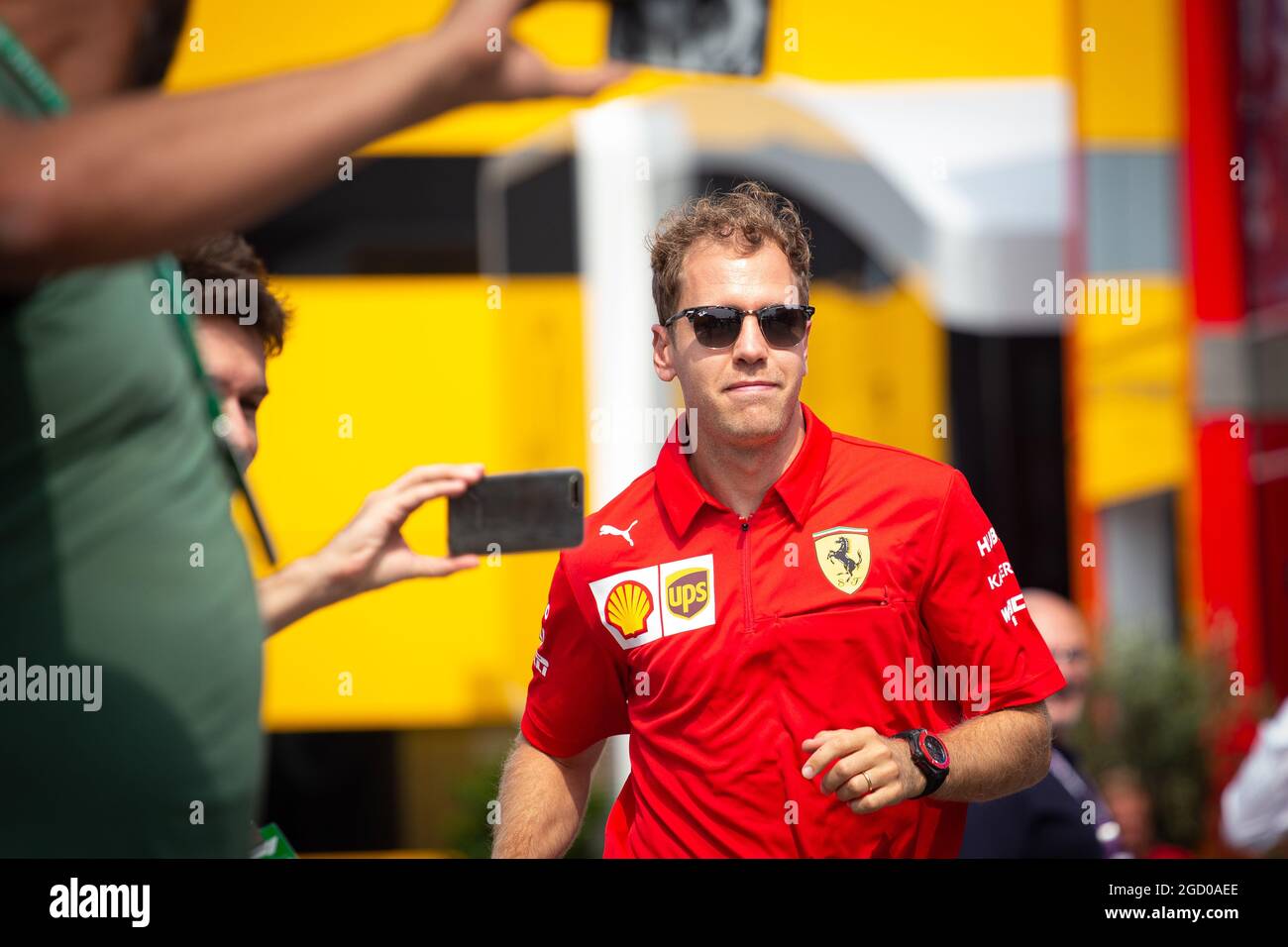 Sebastian Vettel (GER) Ferrari. Italian Grand Prix, Thursday 5th ...