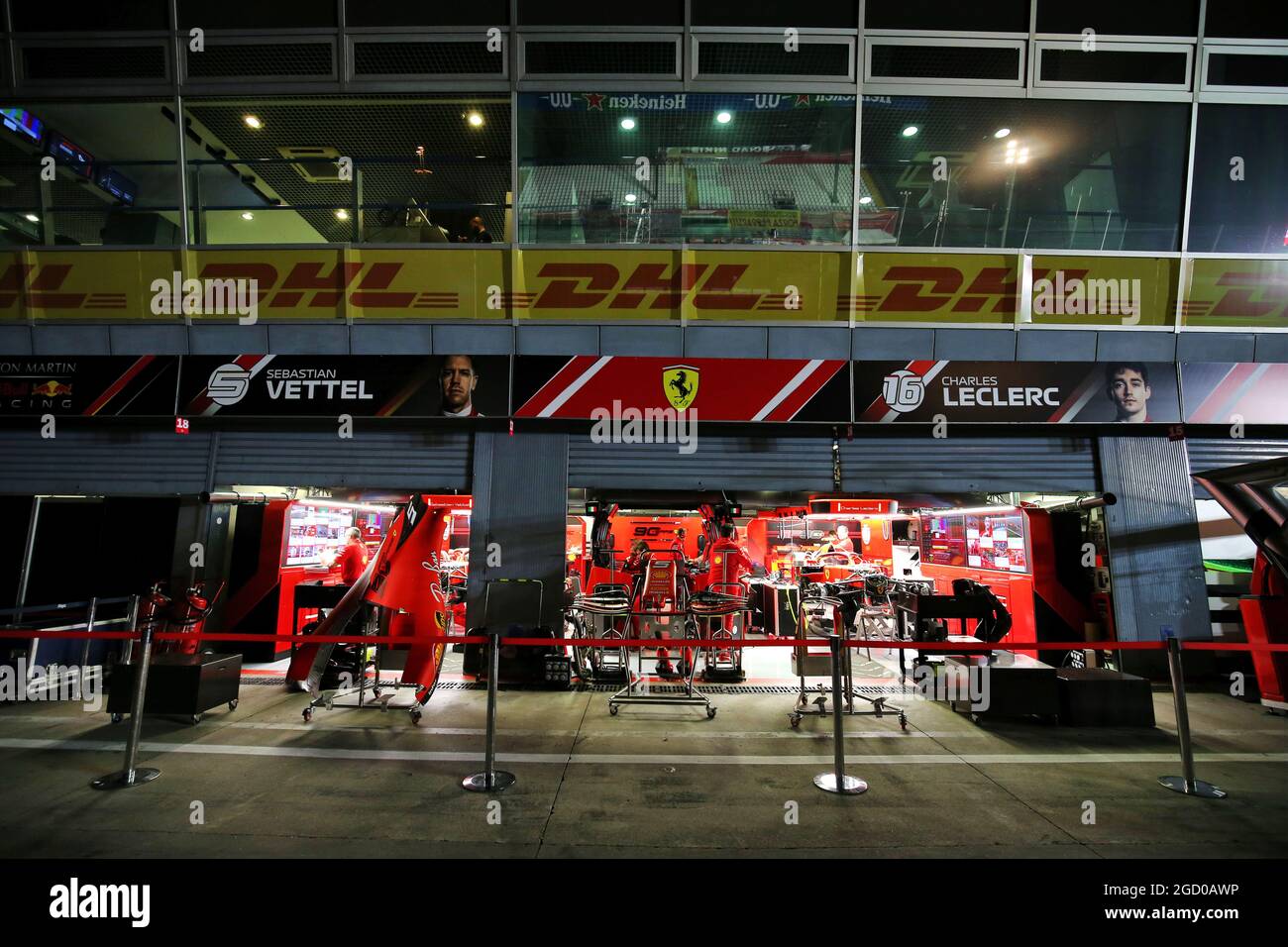 Ferrari pits at night hi-res stock photography and images - Alamy