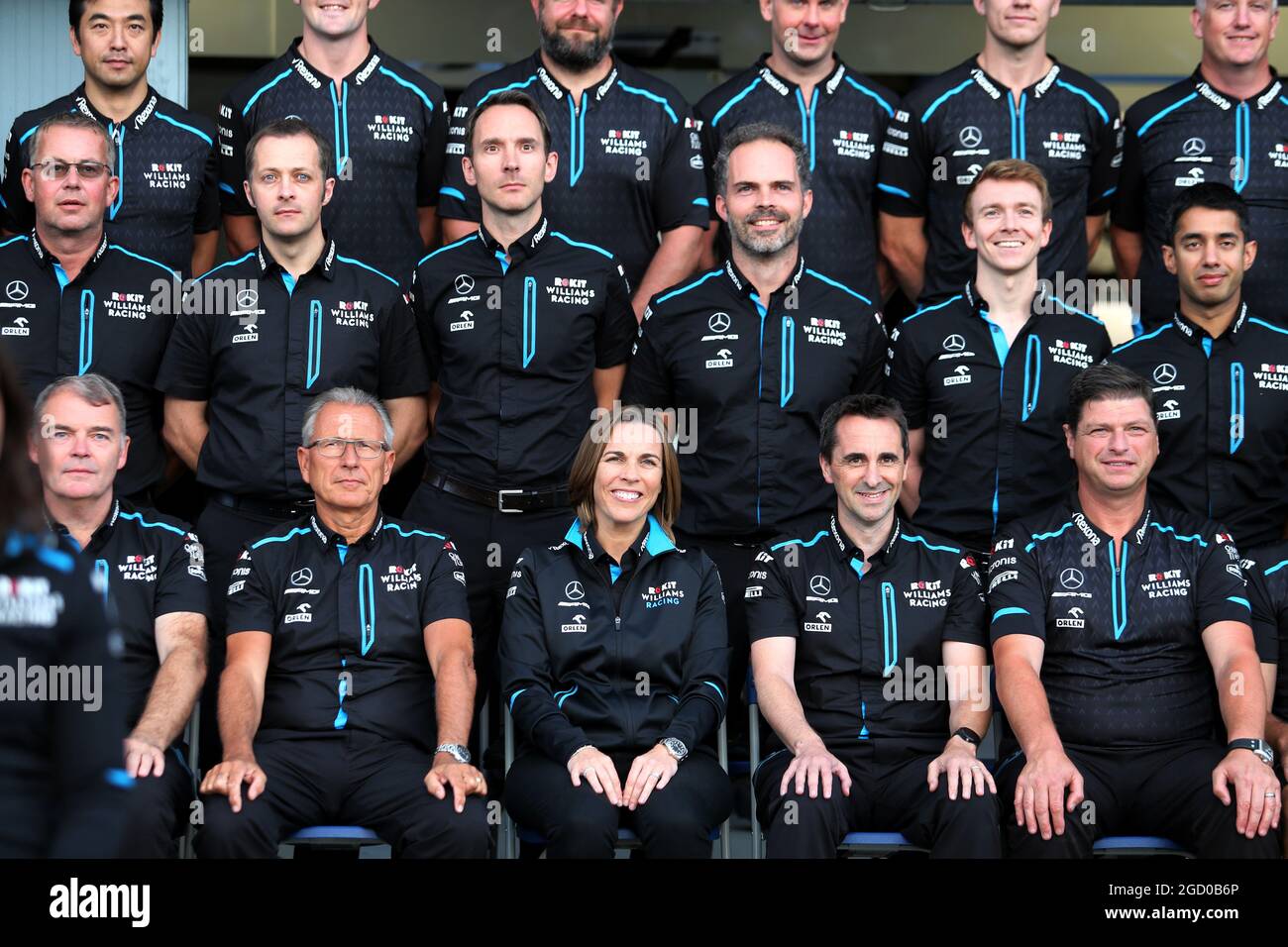 Williams Racing team photograph. Italian Grand Prix, Saturday 7th ...