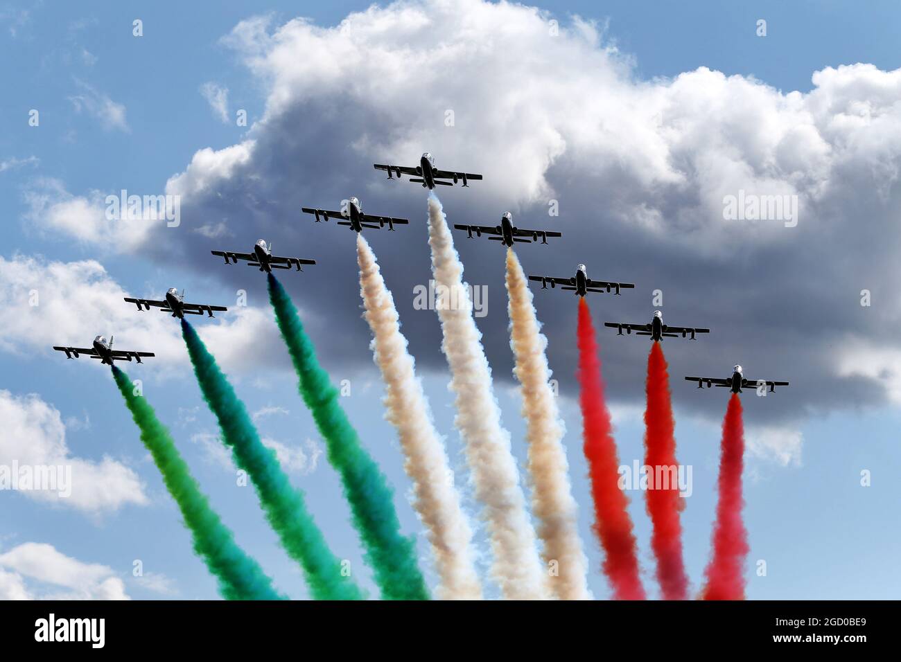 Grid atmosphere - Air display. Italian Grand Prix, Sunday 8th September ...
